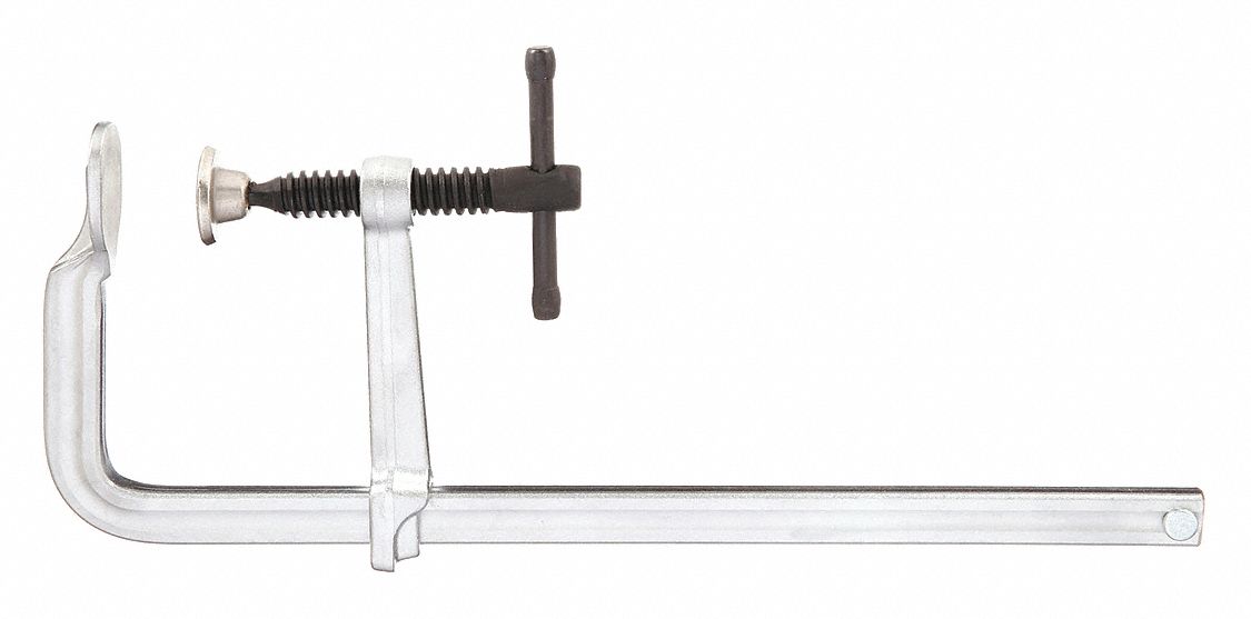 WILTON, Medium Duty, 8 in Jaw Opening - Max, Bar Clamp - 49P358|1800S-8 ...