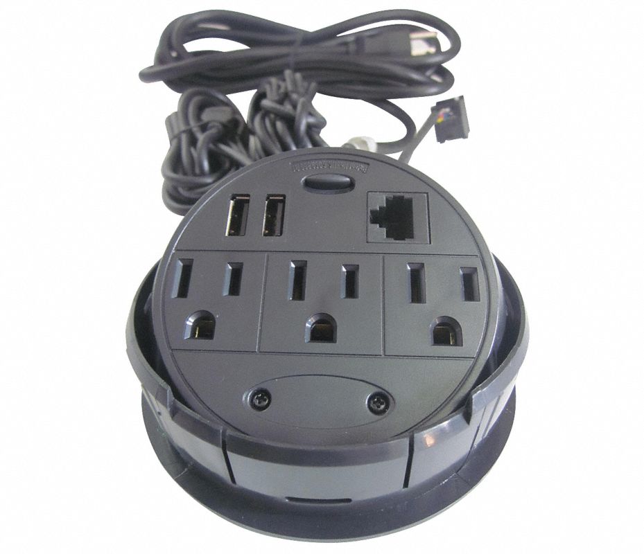 APPROVED VENDOR Tomacorrientes Múltiple,12A,125V,8pies L - Contactos ...