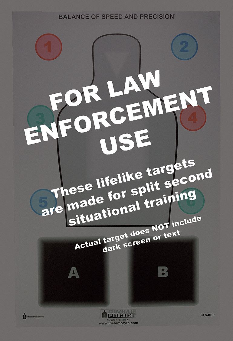 ACTION TARGET, Paper, Silhouette Target, Shooting Range Targets ...