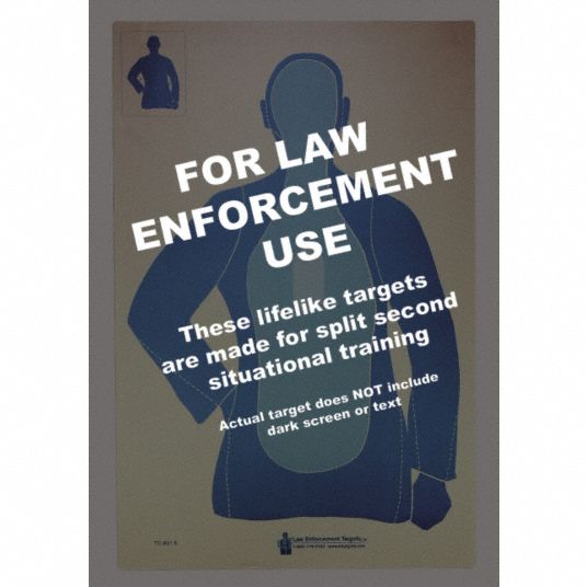 ACTION TARGET, Paper, Scoring and Qualification Target, Silhouette ...