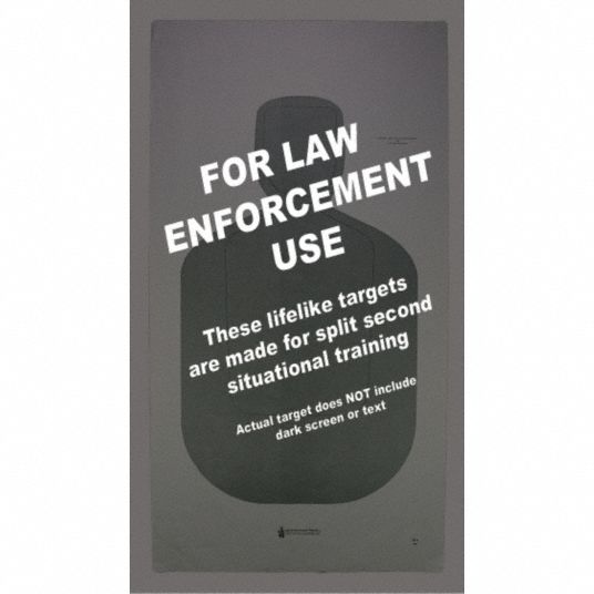 ACTION TARGET, Paper, Scoring and Qualification Target, Silhouette ...