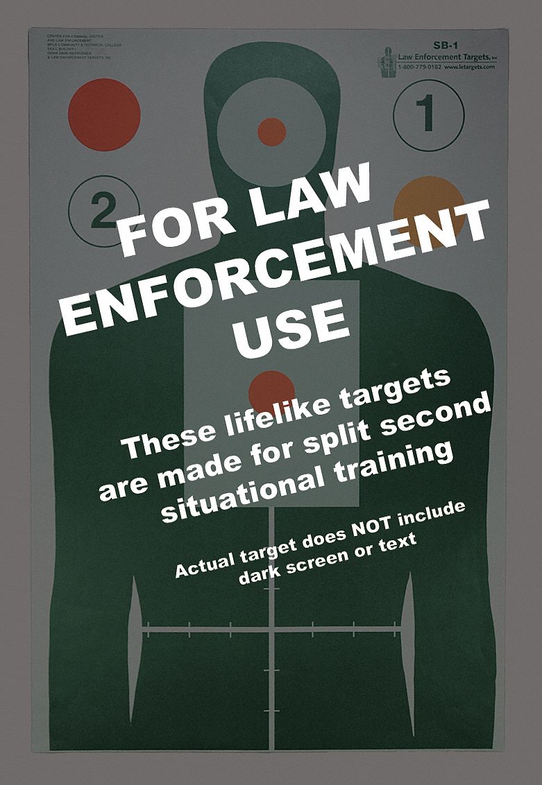 ACTION TARGET, Paper, Silhouette Target, Shooting Range Targets ...