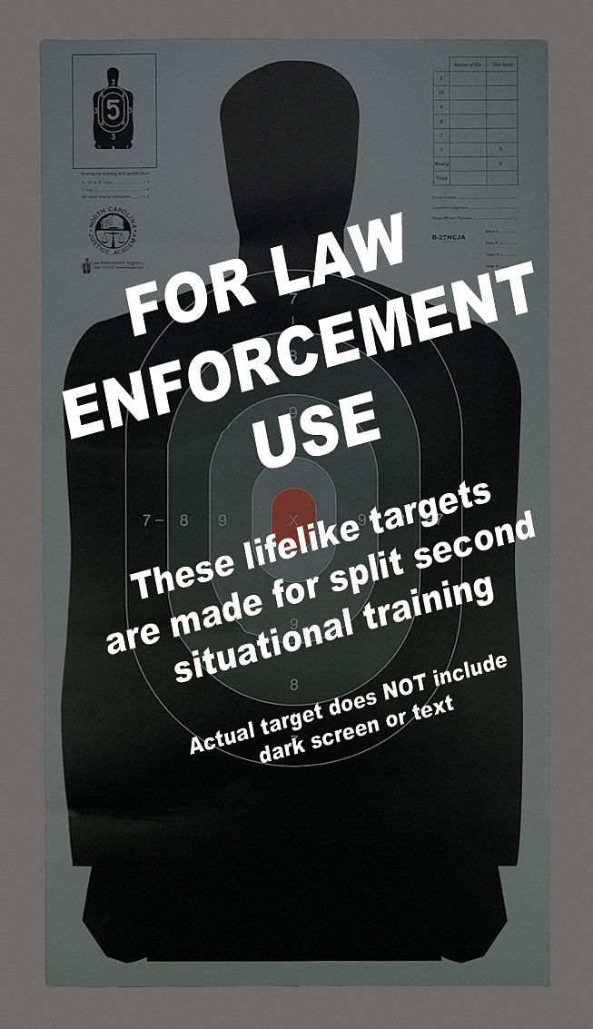 ACTION TARGET, Paper, Silhouette Target, Shooting Range Targets ...