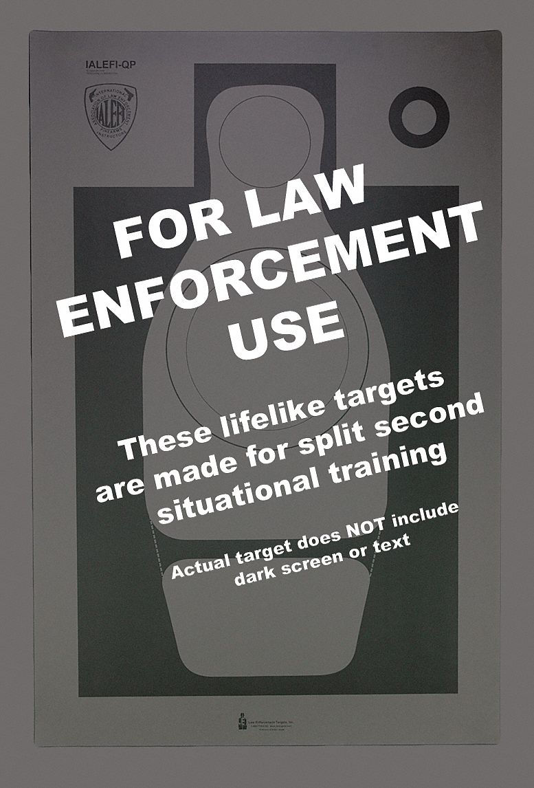 ACTION TARGET, Paper, Scoring and Qualification Target, IALEFI ...