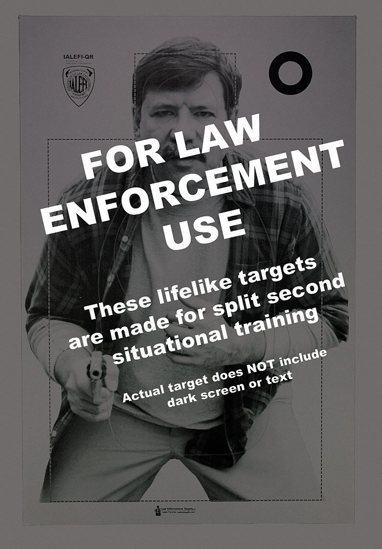 ACTION TARGET, Paper, Scoring and Qualification Target, IALEFI Photo Q ...