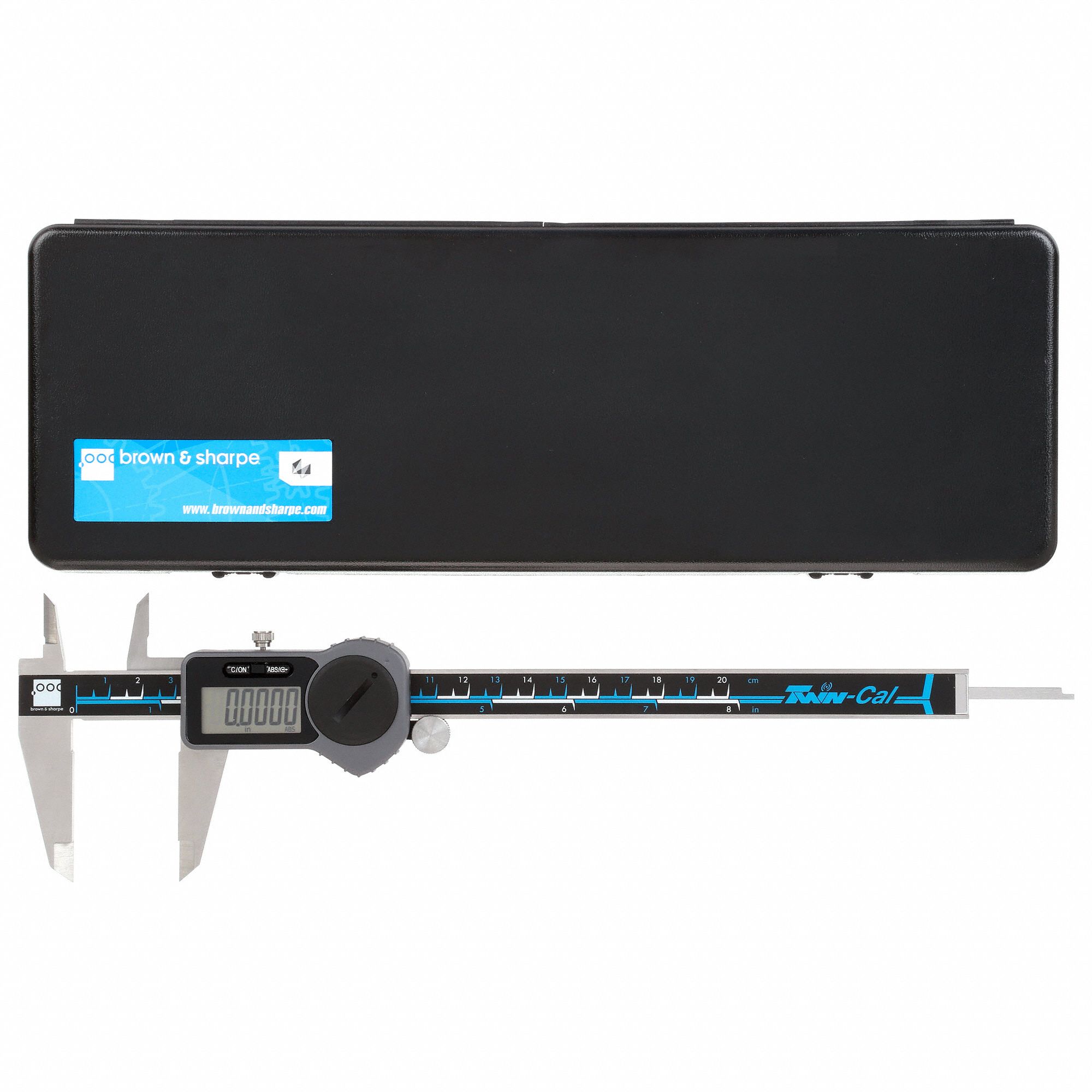 TESA BROWN & SHARPE 4-Way Digital Caliper: 0 in to 8 in/0 to 200 mm ...