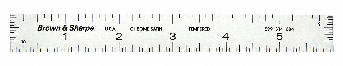 TESA BROWN & SHARPE, 599-314-604, 6 in, Ruler - 50JU71|599-314-604 ...