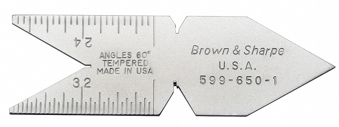 TESA BROWN & SHARPE, 599-650-1, Center Gage - 50JU95|599-650-1 - Grainger