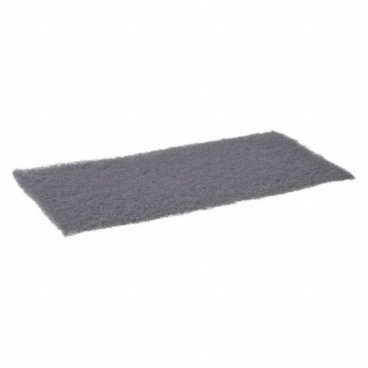 Sanding Hand Pad, 9 in Length, 4 1/2 in Width, Non-Woven, Silicon ...