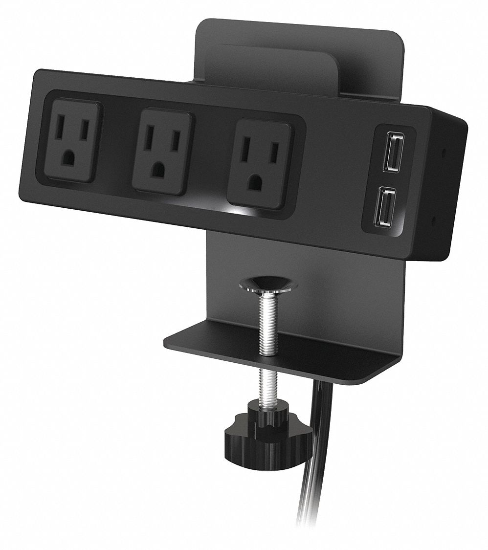 BALT Outlet Strip: 3 Outlets, 10 ft Cord Lg, 15 A Max. Amps - 49UF85 ...