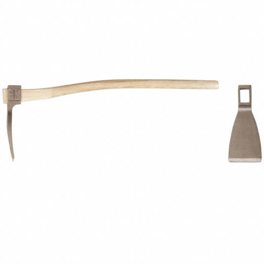 AMPCO, 34 in Overall Lg, 5 in Cutting Edge Lg, Railroad Adze - 49UG22|A ...