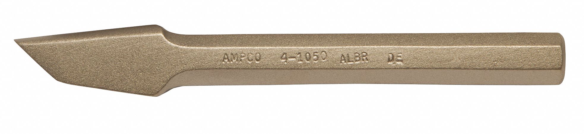 Non-Sparking, Aluminum Bronze, Groove Chisel - 49UG32|4-1049 - Grainger
