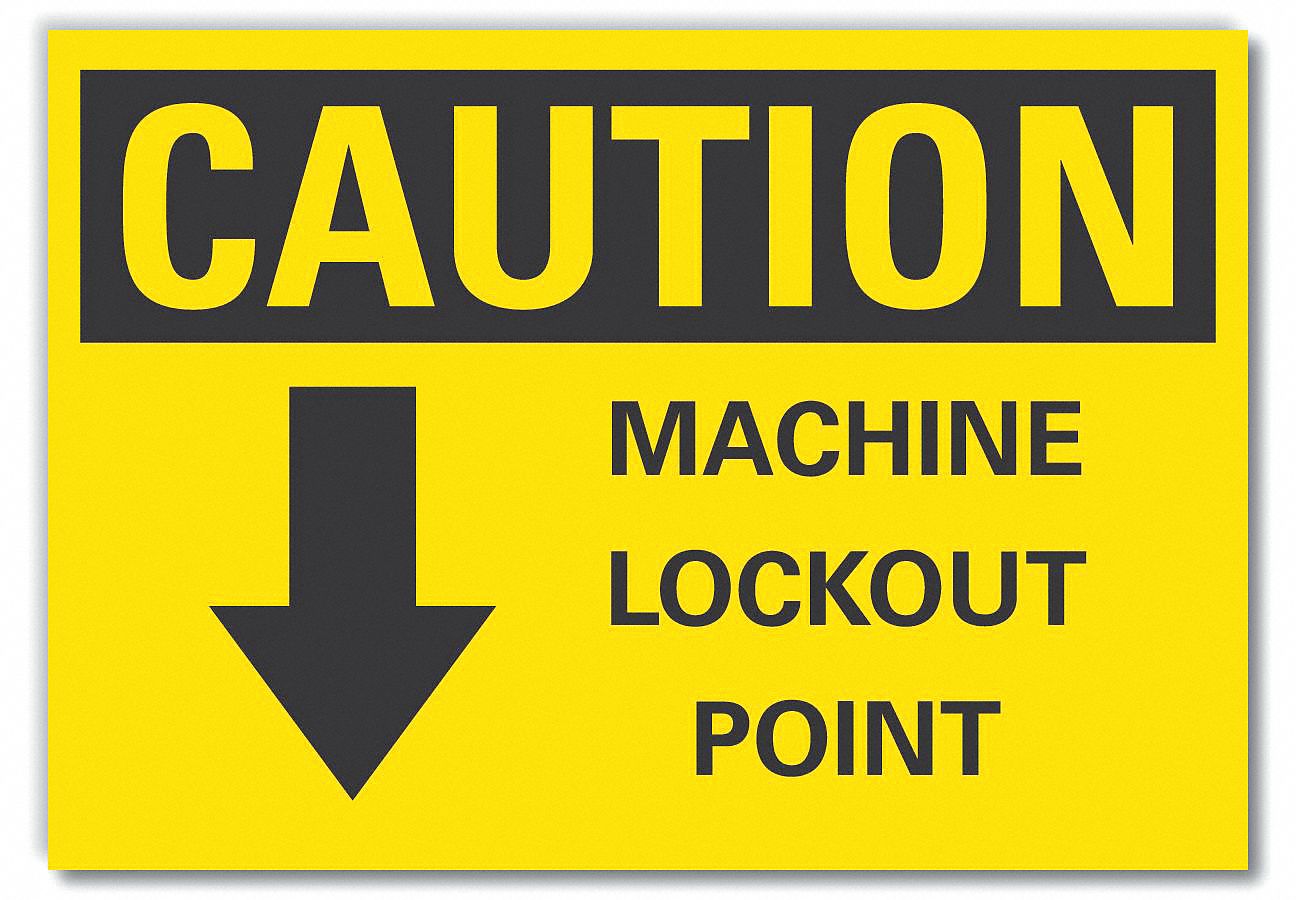 Reflective Sheeting, Adhesive Sign Mounting, Lockout Tagout Caution ...