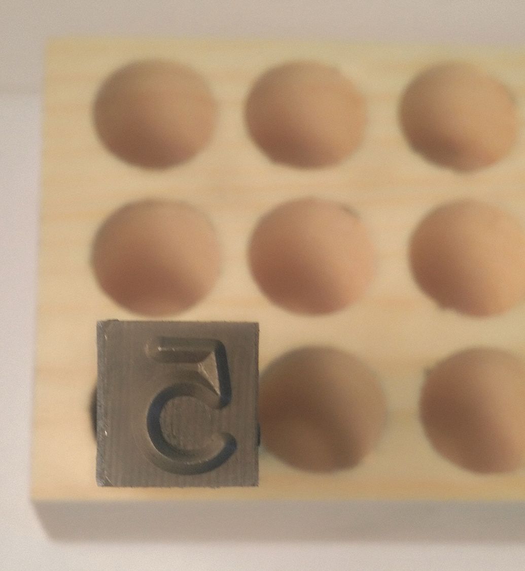 YOUNG BROS. STAMP WORKS, 5, 1/4 in Character Ht, Hand Stamp Character ...