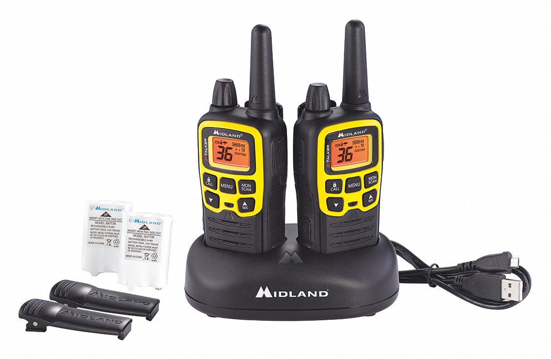 Portable Two Way Radios,1W,36 Ch - Grainger