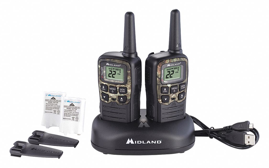 Portable Two Way Radio,0.5W,28 mi. - Grainger