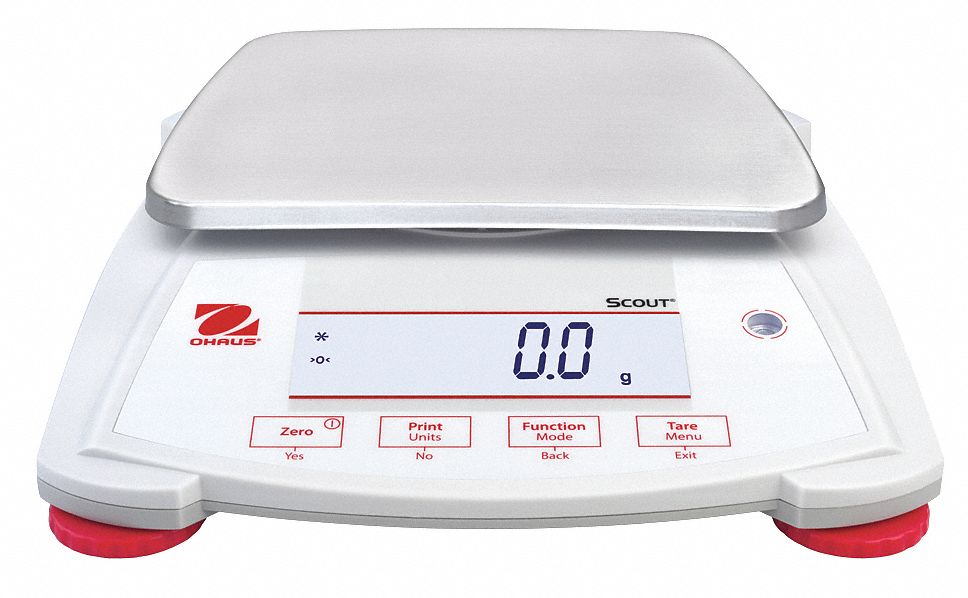 OHAUS, 2,200 g Capacity, 0.1 g Readability, Compact Bench Scale ...