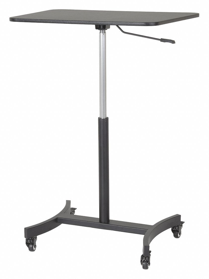 VICTOR, 44 in Max Desktop Ht, 29 in Min Desktop Ht, Adjustable-Height ...