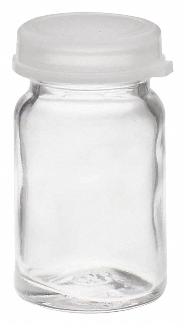 Soda Lime Glass, 8 mL Capacity - mL, Sampling Bottle - 49WD94|225534 ...