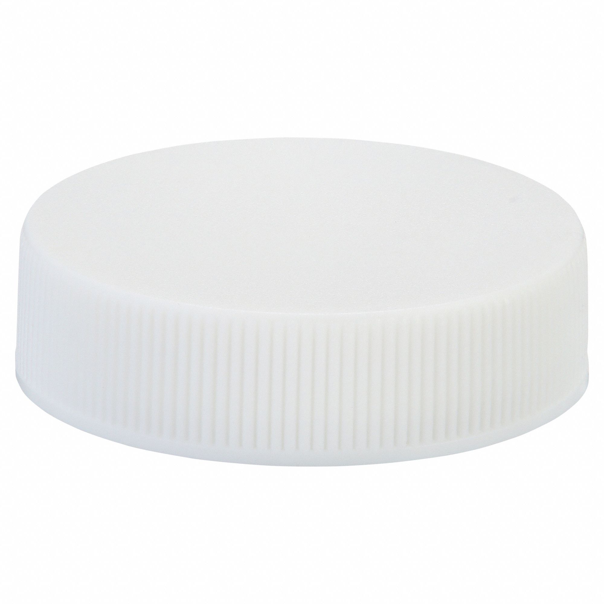 38 mm Dia, White, Cap - 49WE24|239237 - Grainger