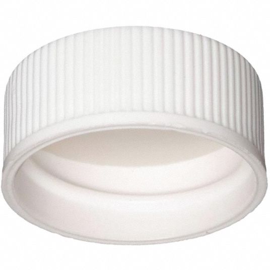 22 mm Dia, White, Cap - 49WG43|W240844 - Grainger