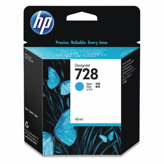 HP, Compatible with DesignJet T830, Cyan, Ink Cartridge - 49WL03|F9J63A ...