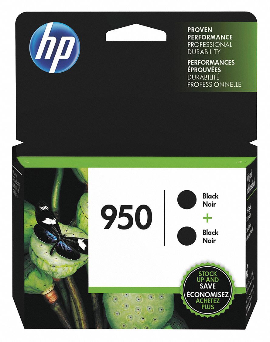 HP, Black, 950, Ink Cartridge - 49WL22|L0S28AN#140 - Grainger