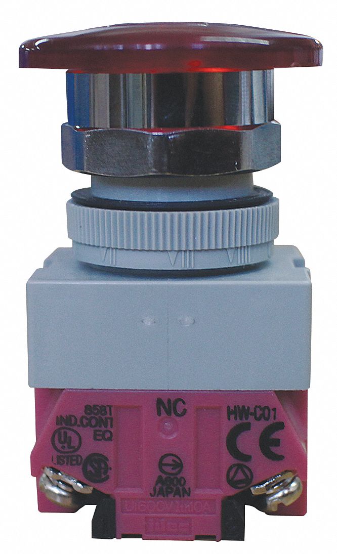 SECURITECH, Metal/Plastic, Exit Push Button - 49WM18|QID-PB1 - Grainger