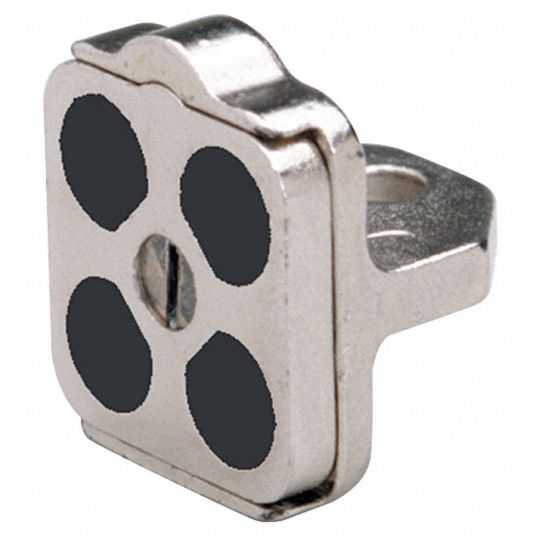 SECURITECH, 5 3/4 in Lg, 2 in Wd, Door Guard - 49WM24|SHIELD-X63KEY ...