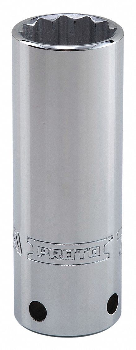 PROTO, 1/2 in Drive Size, 27 mm Socket Size, Socket - 49XG07|J5327M-TT ...