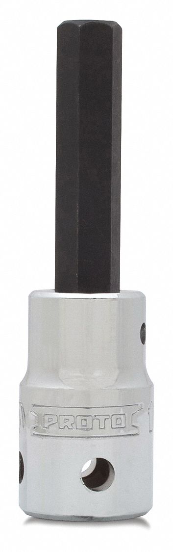 PROTO, 1/2 in Drive Size, Hex Tip, Socket Bit - 49XG21|J5441-6M-TT ...