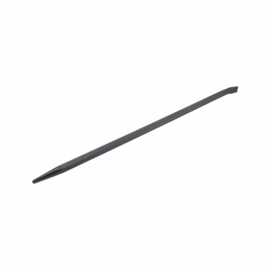 PROTO Alignment Pry Bar: Point End, 42 in Overall Lg, 7/8 in Bar Wd, 1 ...
