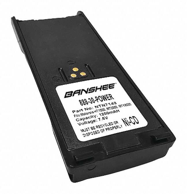 BANSHEE, Fits Motorola, For HT1000/MT2000/MTS2000 Series, Radio Battery ...
