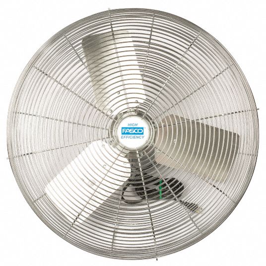 30 in, Standard-Duty Industrial Fan, Non-Oscillating, Stationary, Fan ...