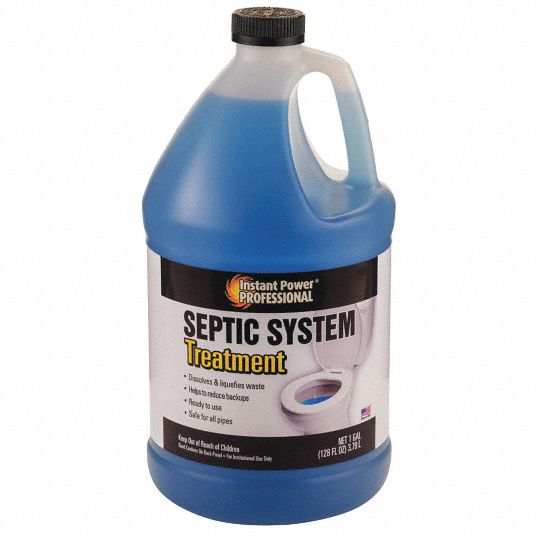 INSTANT POWER PROFESSIONAL Septic System Treatment: Jug, 1 gal, Liquid ...