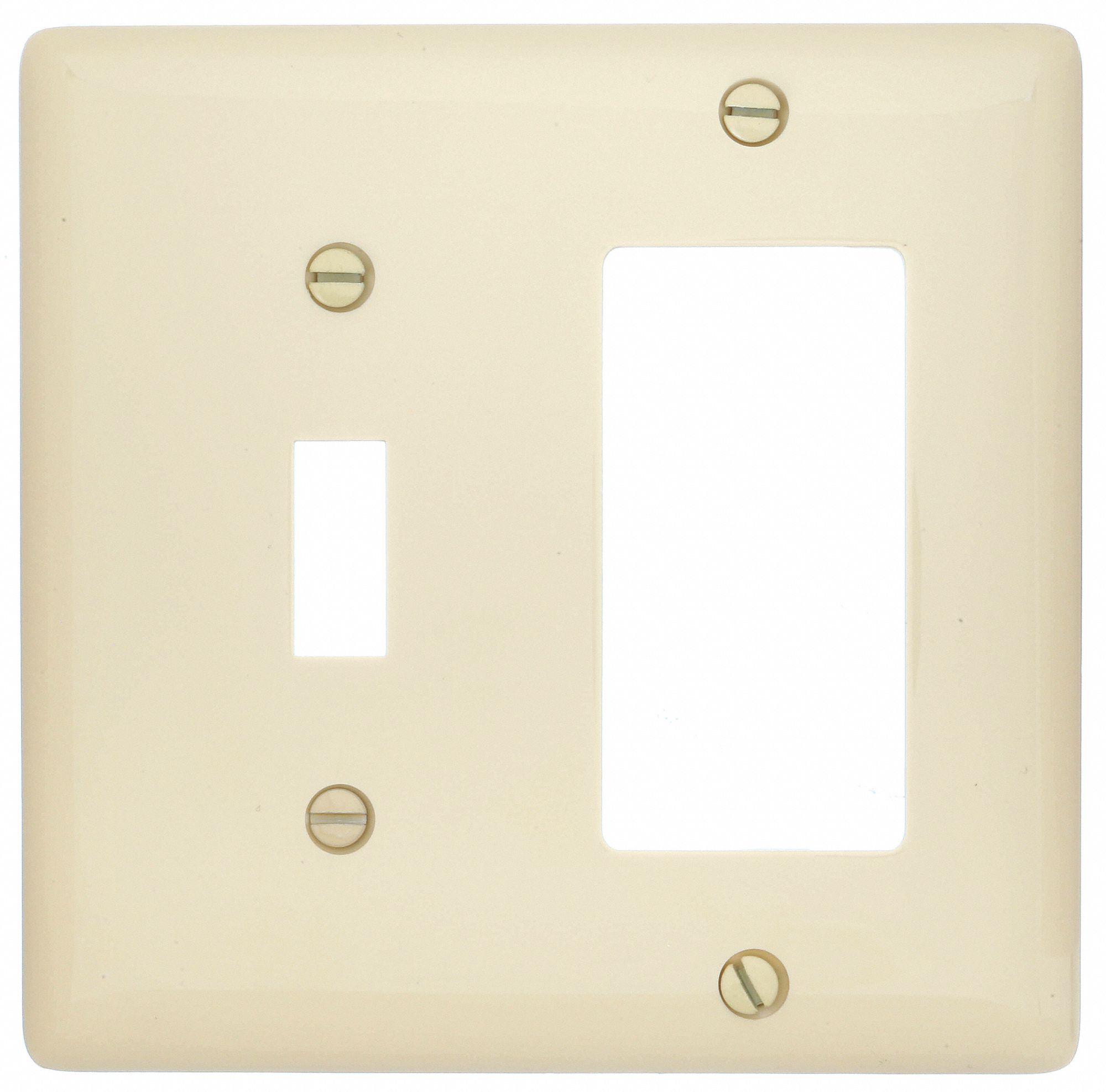 Toggle Switch/Rocker Wall Plate, Ivory, Number of Gangs 2, Weather ...