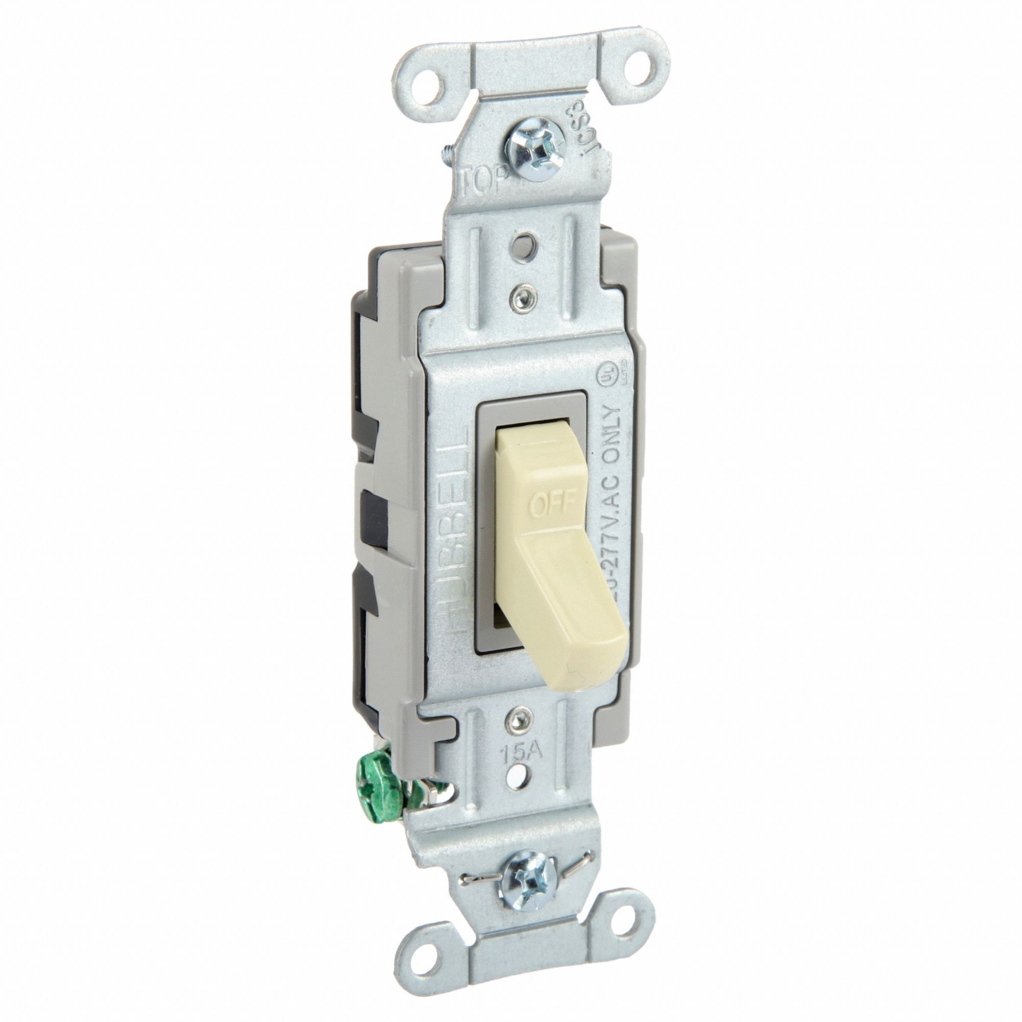 Toggle Switch, Single Pole, Wall Switch - 49YL41|CSB115I - Grainger
