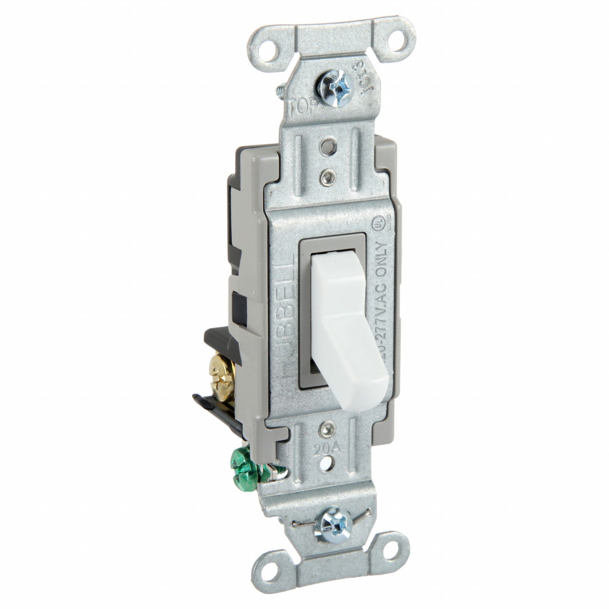 Toggle Switch, 3-Way, Wall Switch - 49YL49|CSB320W - Grainger