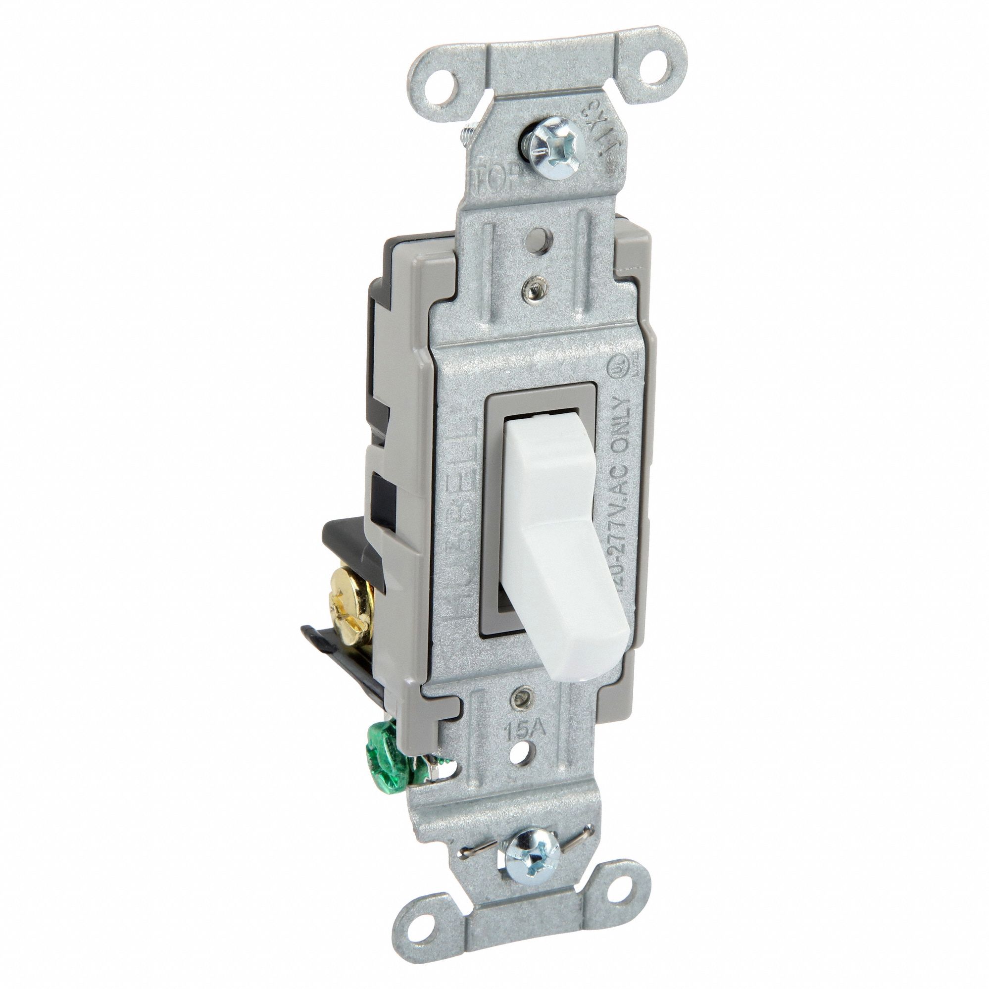 Toggle Switch, 3-Way, Wall Switch - 49YL53|CSB315W - Grainger