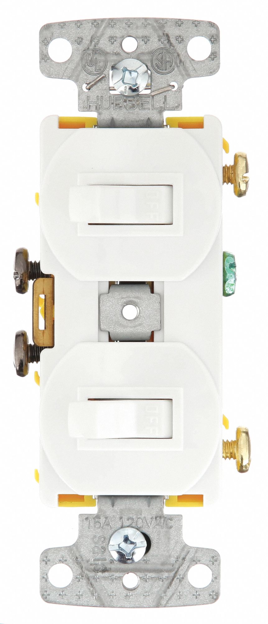 Toggle Switch, Single Pole/Double Throw, Combination Device - 49YL68 ...