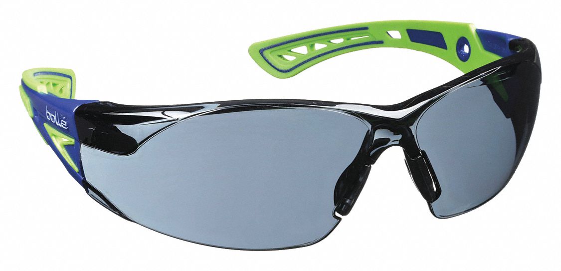 BOLLE SAFETY, Gray Lens, Frameless, Safety Glasses - 49YV82|40257 ...