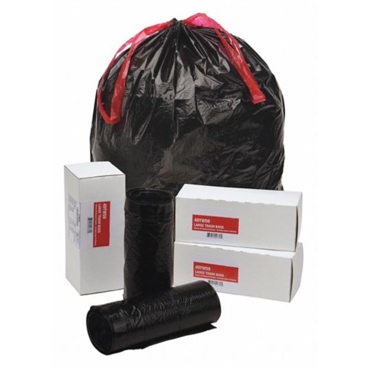 GRAINGER, 30 gal Capacity, 83 lb Max. Load, Trash Bags - 49YW59|49YW59 ...