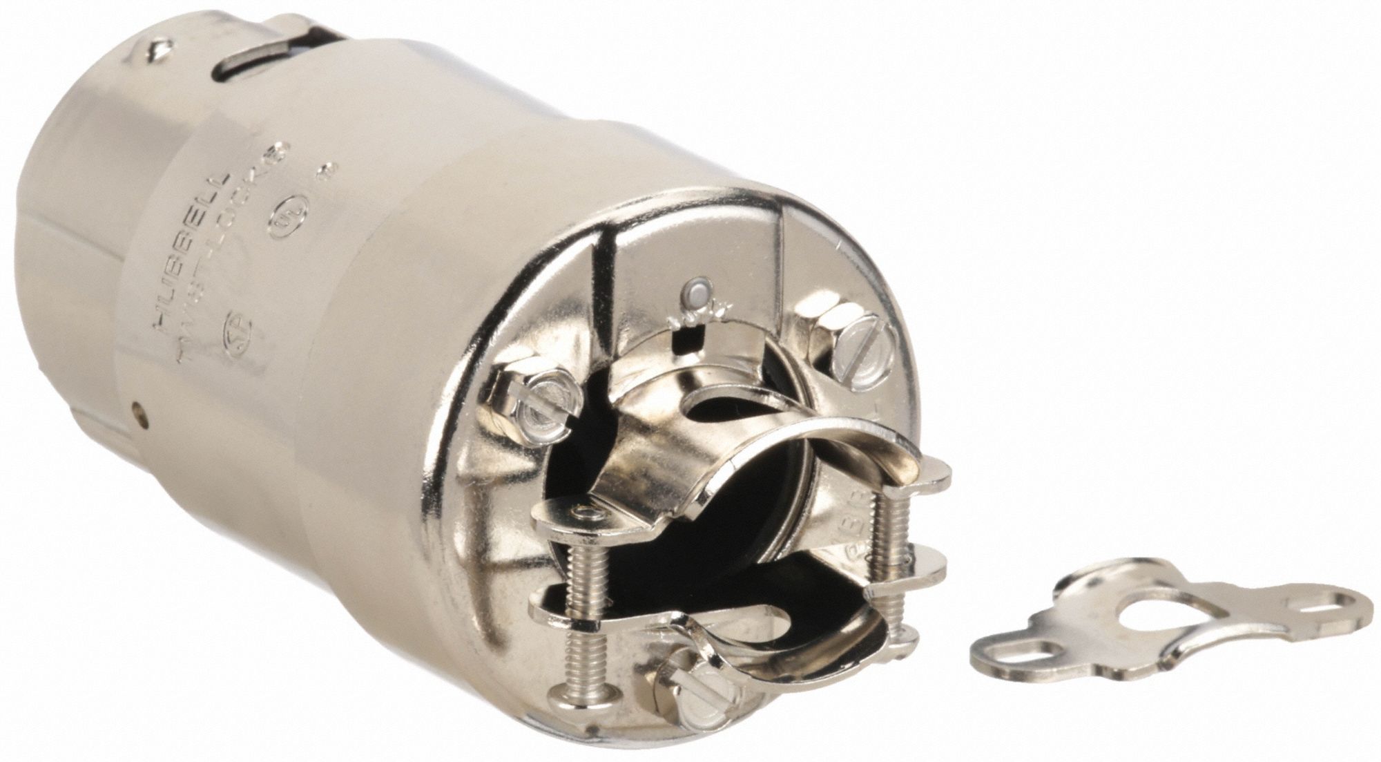 BRYANT Locking Connector: Non-NEMA/50A, 50, 125/250V AC, 3 Poles ...