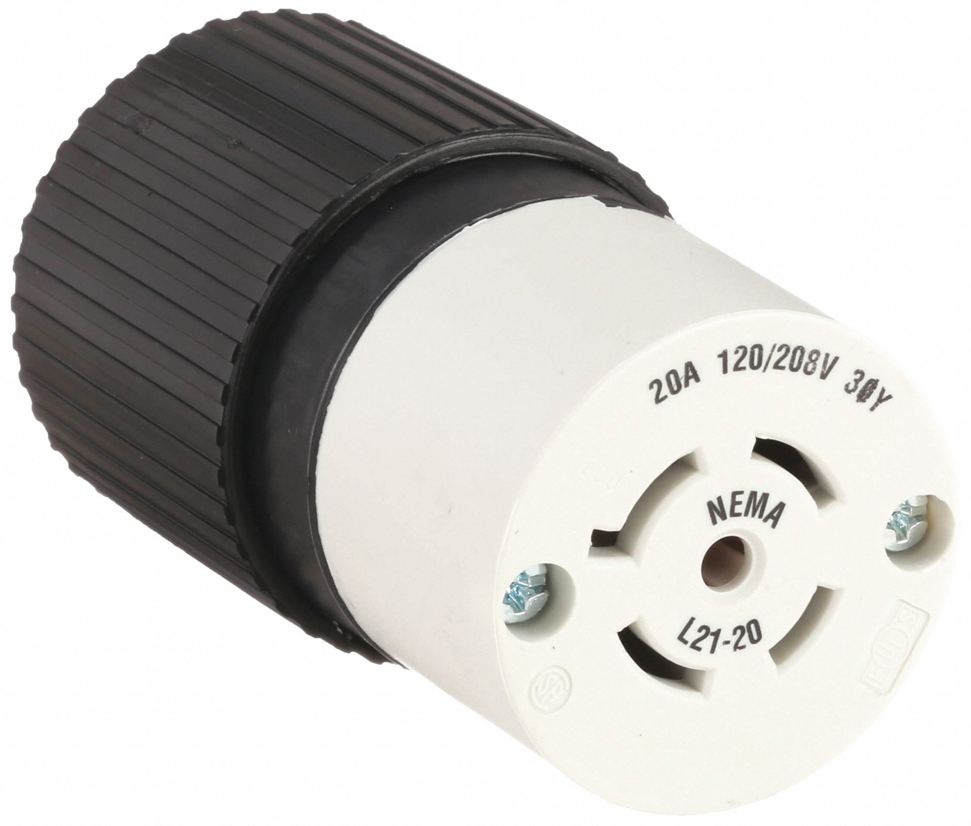L21-20R, 20 A, Locking Connector - 49YX08|BRY72120NC - Grainger