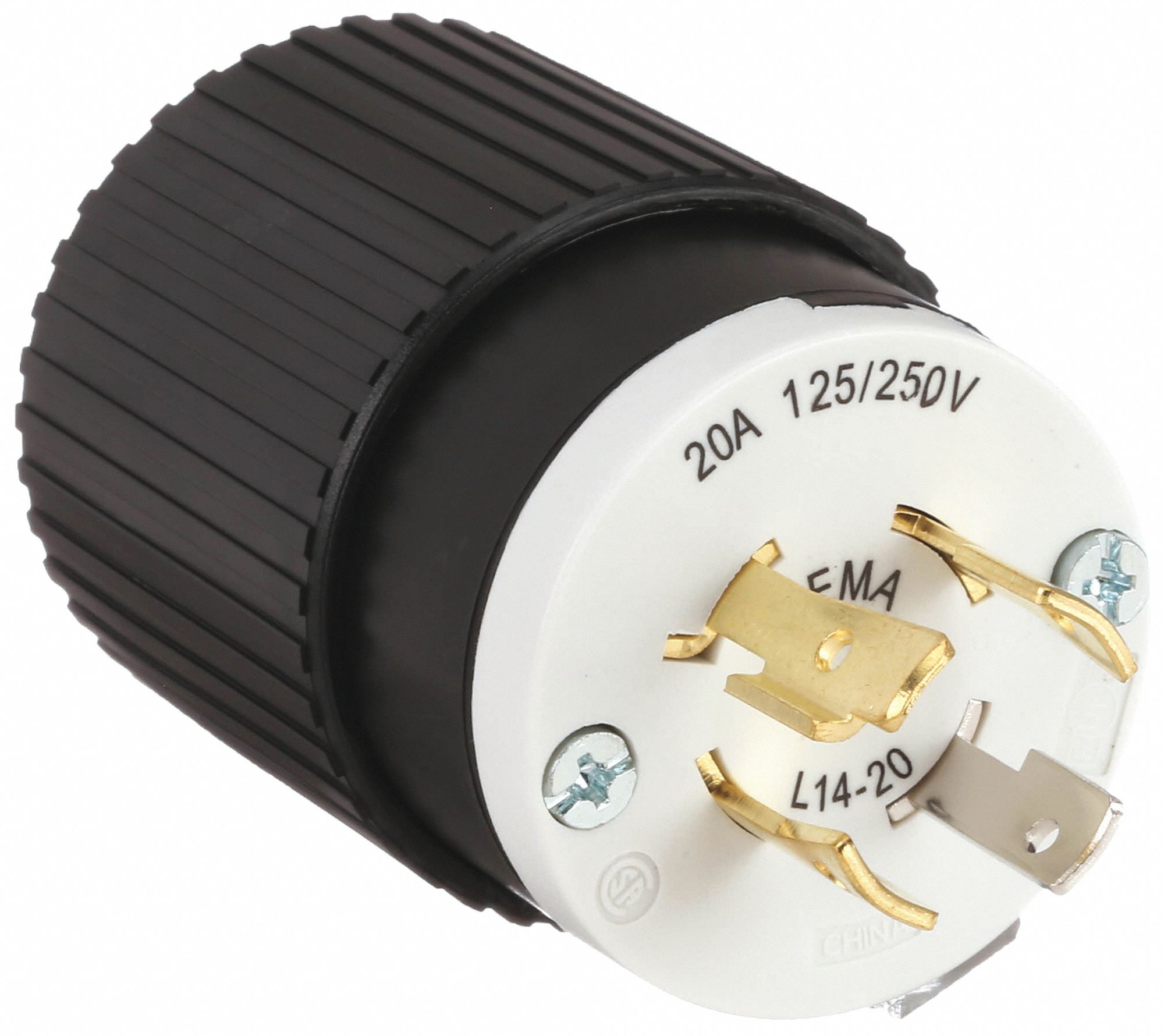 L14-20P, 125/250V AC, Locking Plug - 49YX30|71420NP - Grainger
