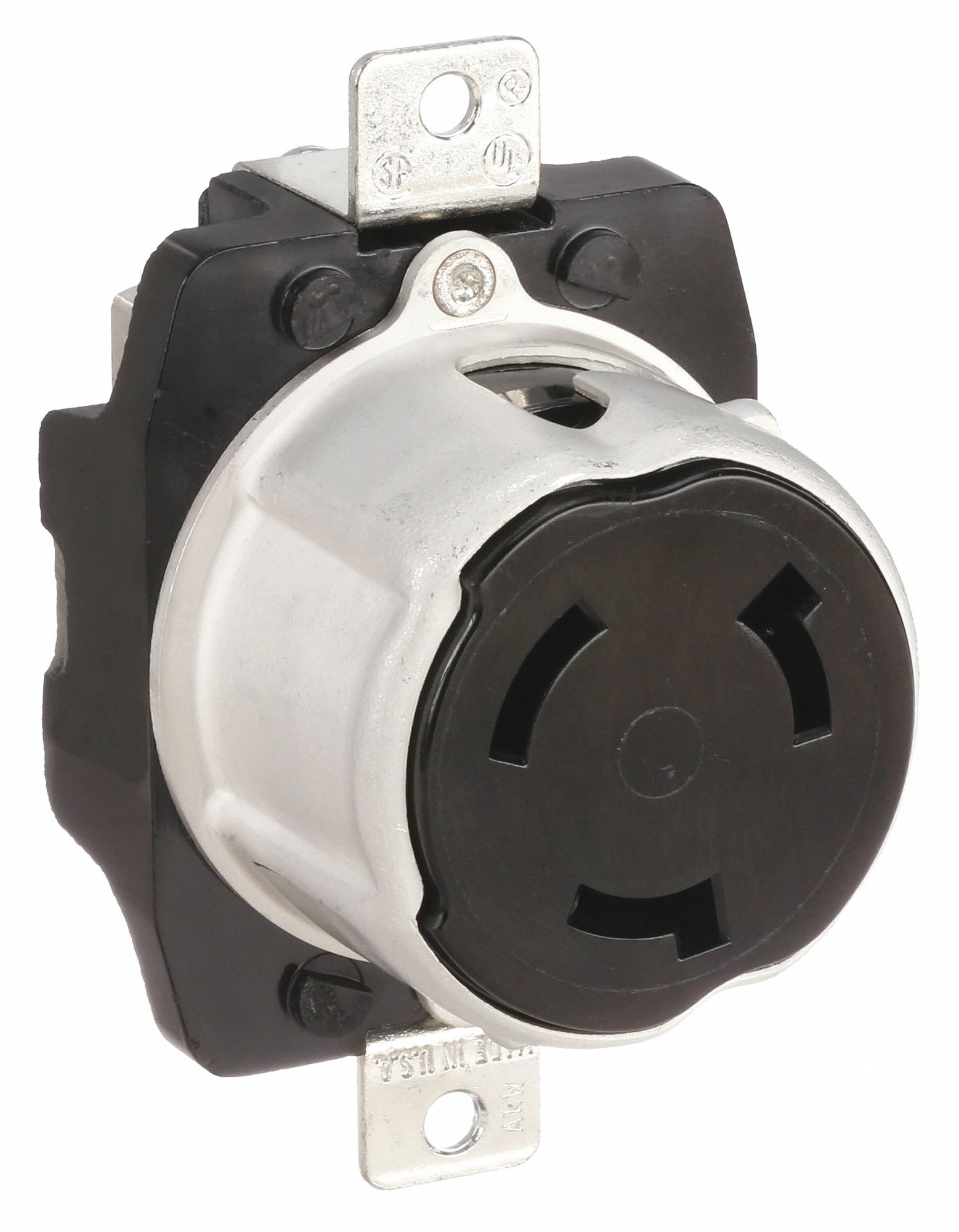 Non-NEMA, 50 A, Locking Receptacle - 49YX49|6369CR - Grainger