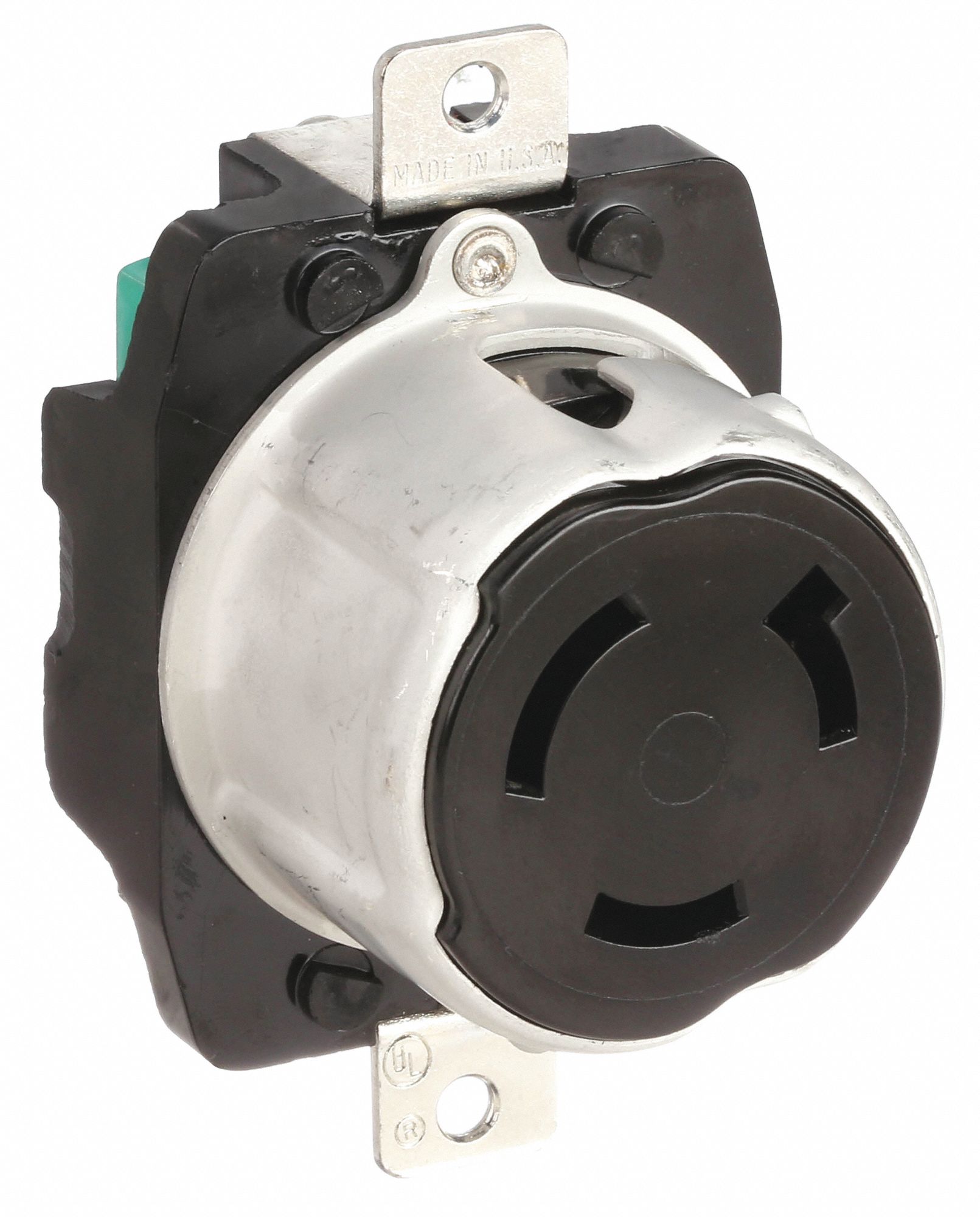 Non-NEMA, 50 A, Locking Receptacle - 49YX50|6370CR - Grainger
