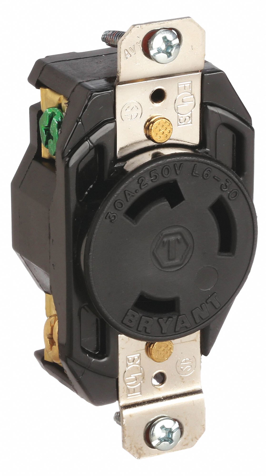 L6-30R, 30 A, Locking Receptacle - 49YX55|70630FR - Grainger