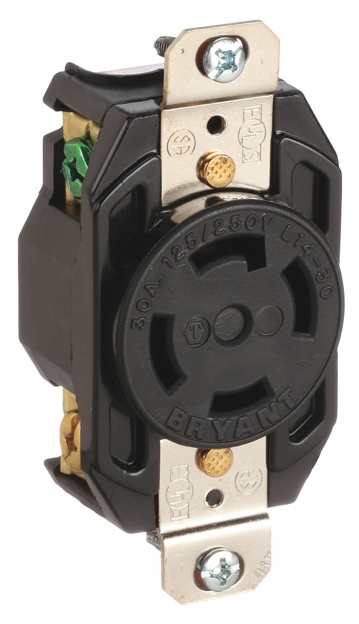 L14-30R, 30 A, Locking Receptacle - 49YX59|71430FR - Grainger