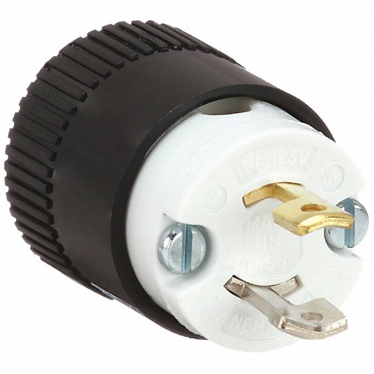 ML1-15P, 125V AC, Midget Locking Plug - 49YX69|7465N - Grainger ML1-15P, 125V AC, Midget Locking Plug - 49YX69|7465N - Grainger